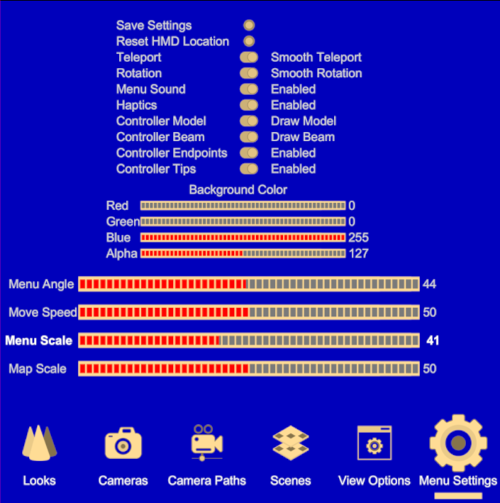 Using virtual reality